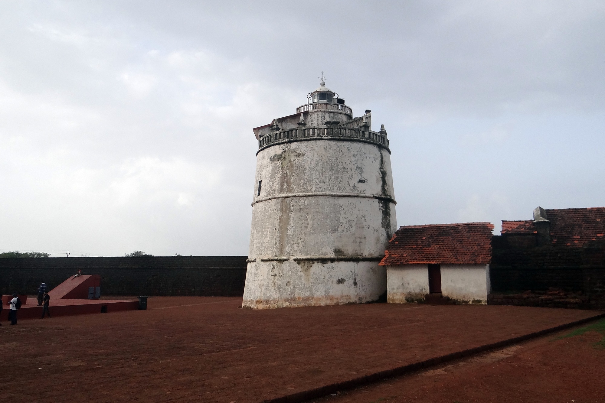 aguada, goa, india, building, wall, no people, architecture, direction ...