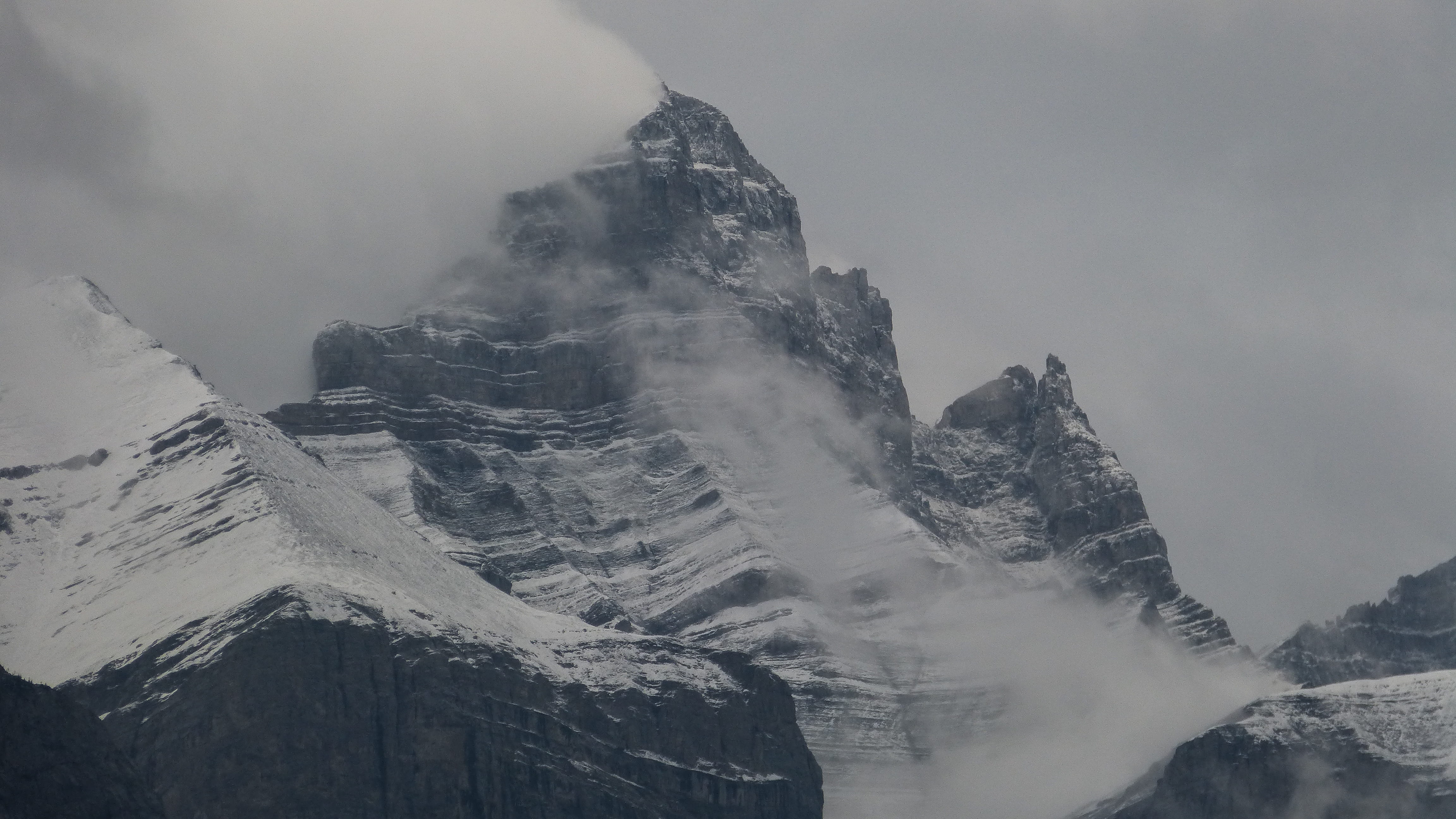 day, adventure, non-urban scene, snow, mountain range, solid, cold ...
