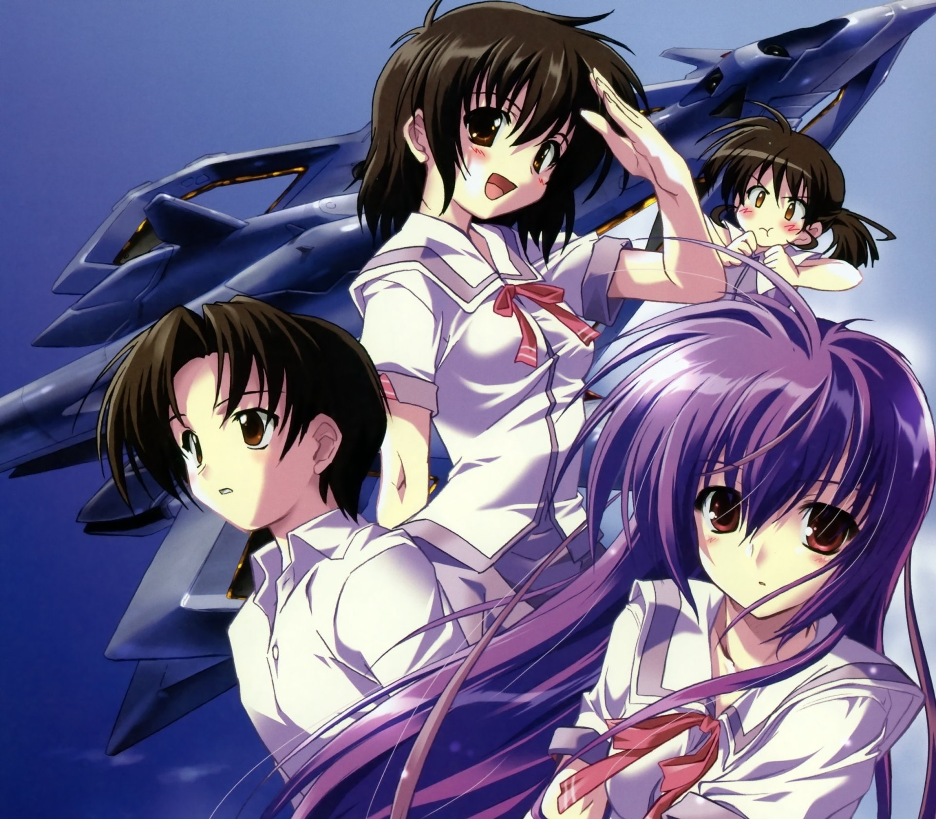 Wallpaper ID: 1520175 / Akiho Sudou, Yuuko Asaba, 1080P, Kana Iriya ...