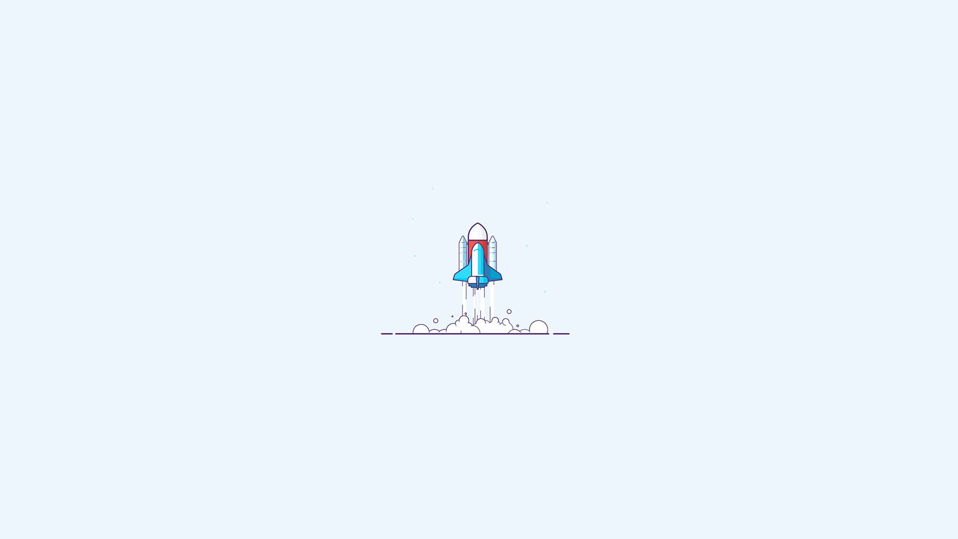 simple, 1080P, lift off, space shuttle, simple background, space ...
