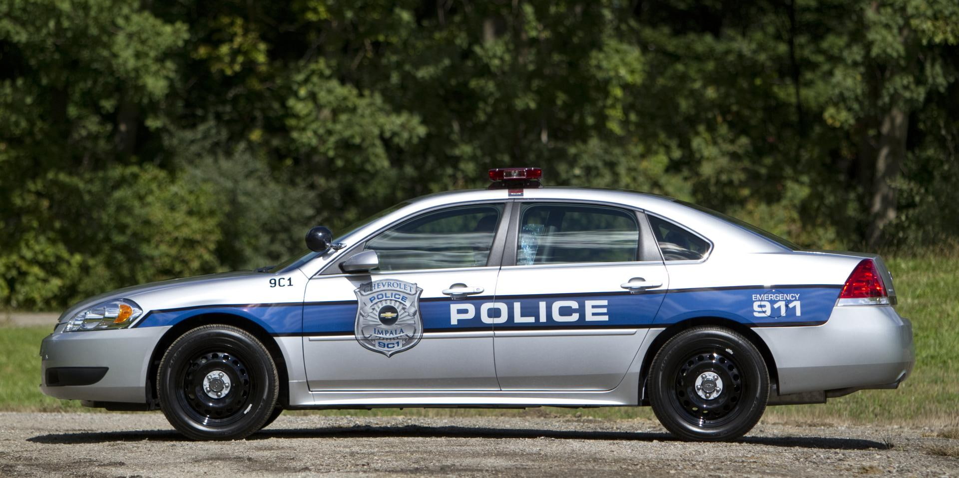 police, impala, concept, 1080P, car, blackout, chevrolet HD Wallpaper