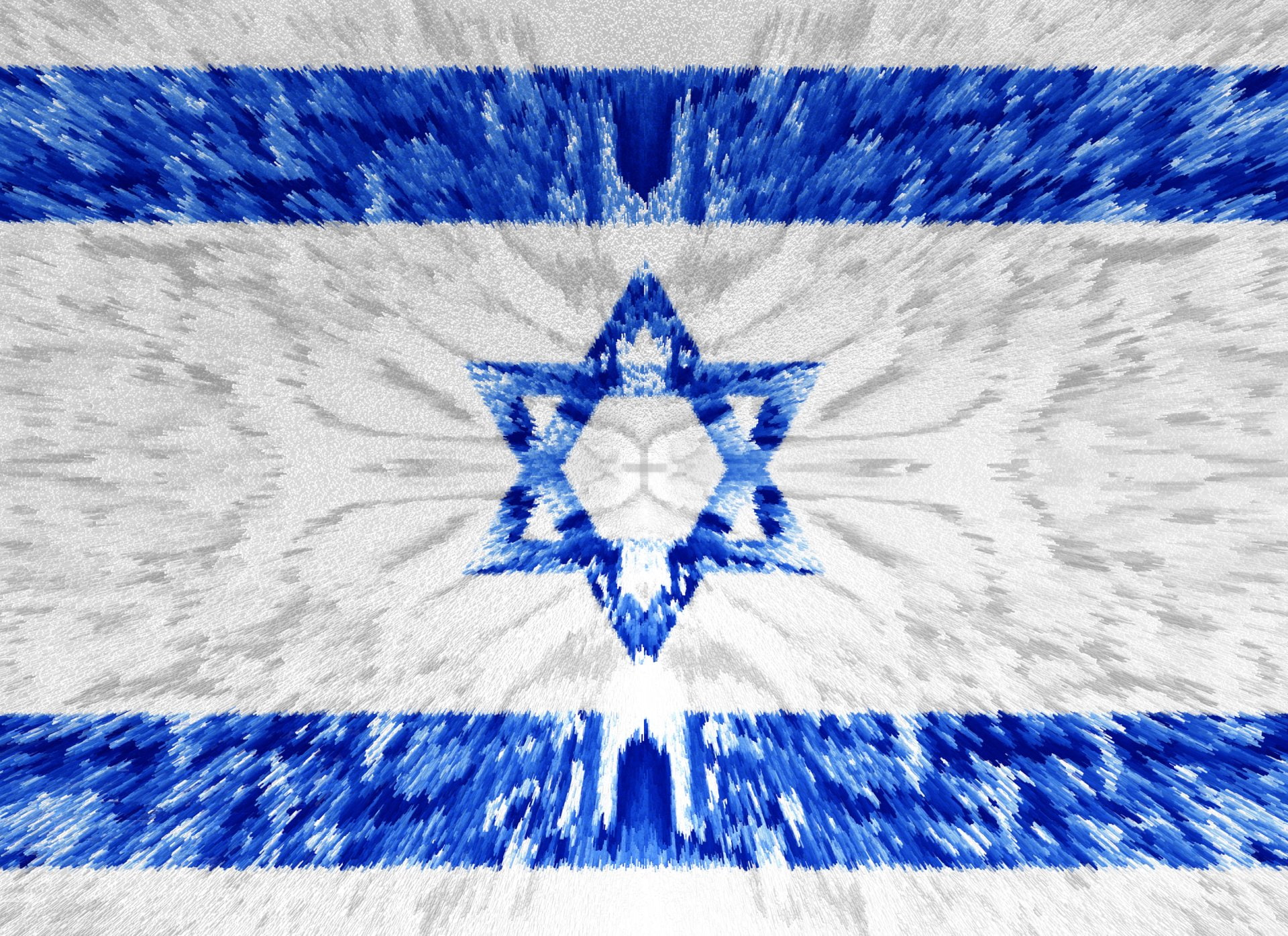 Flag, Blue, White, Israel, Star Of David, Flags, 1080P, Artistic, Flag ...