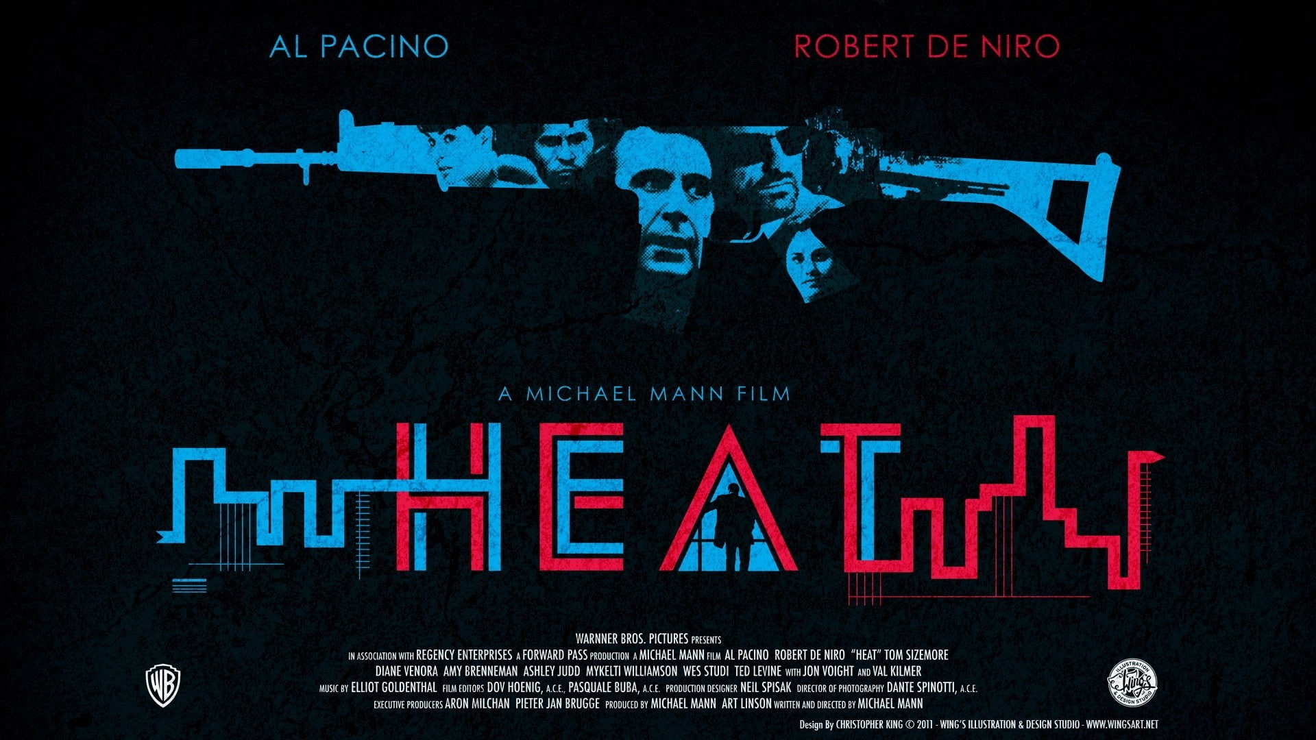 heat, Heat (movie), 1080P, Al Pacino, Robert De Niro HD Wallpaper