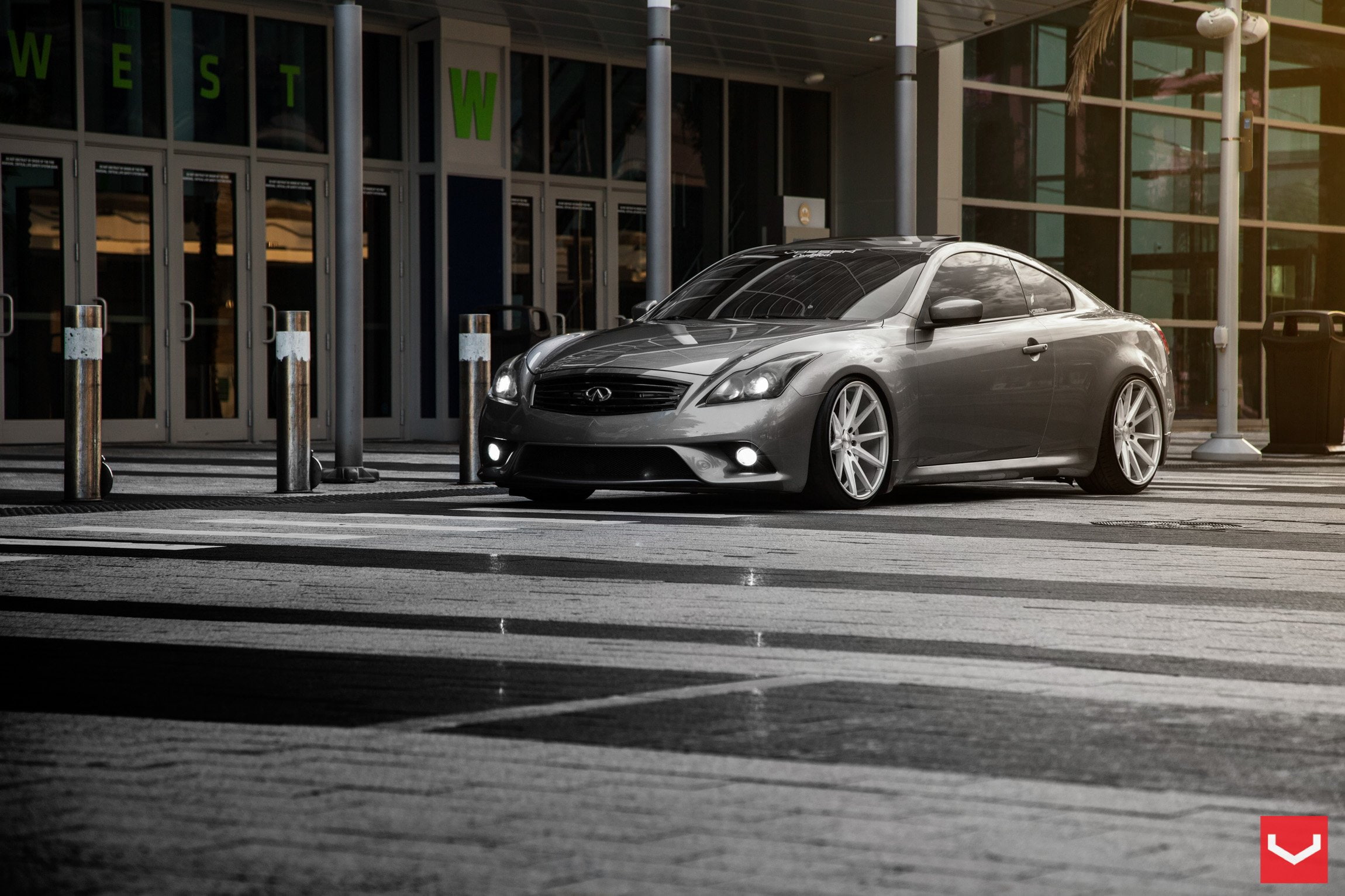 wheels, infiniti, g37, vossen, tuning, cars, 1080P HD Wallpaper