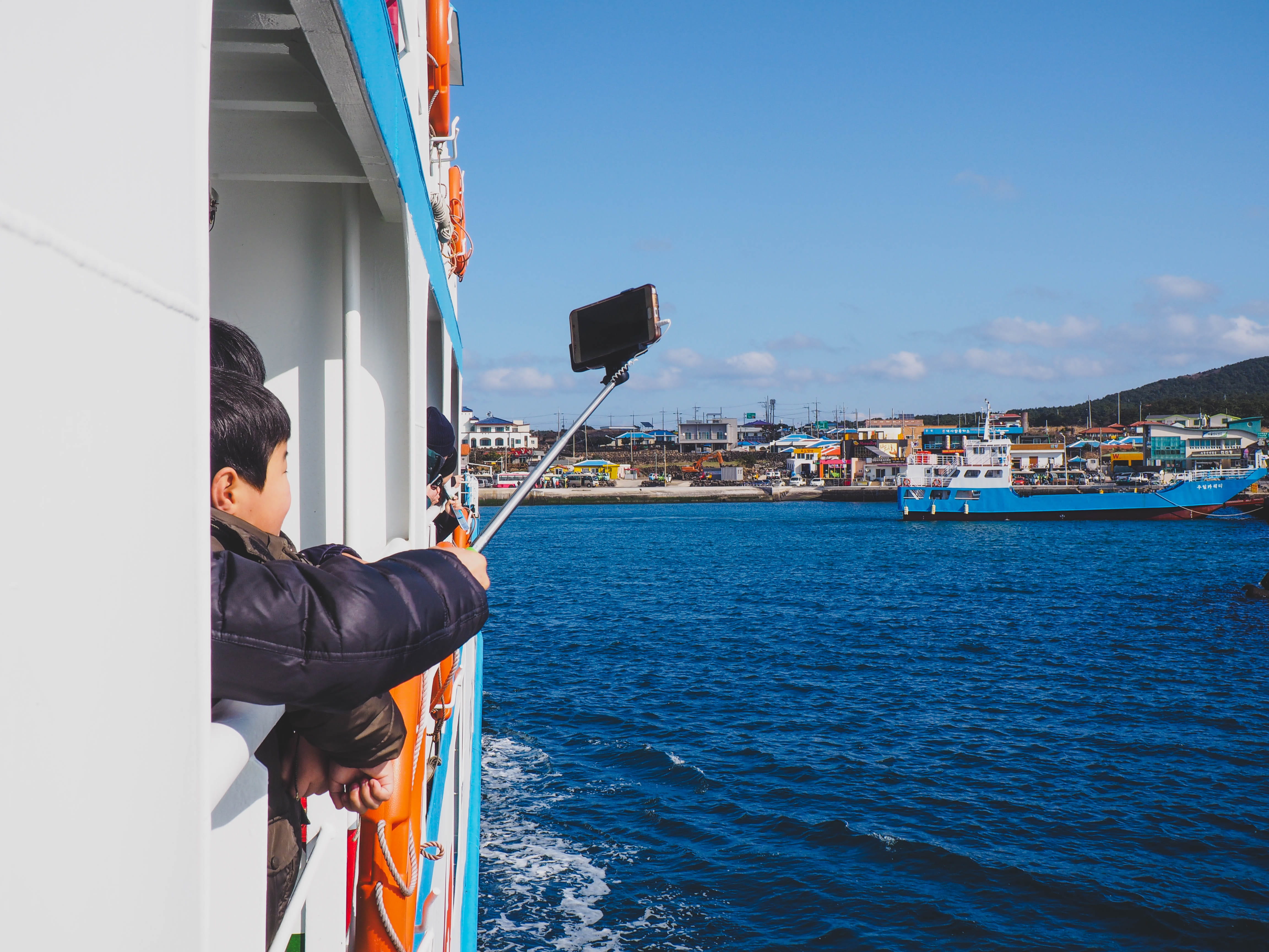real people, nautical vessel, one person, 4K, transportation, mode of ...