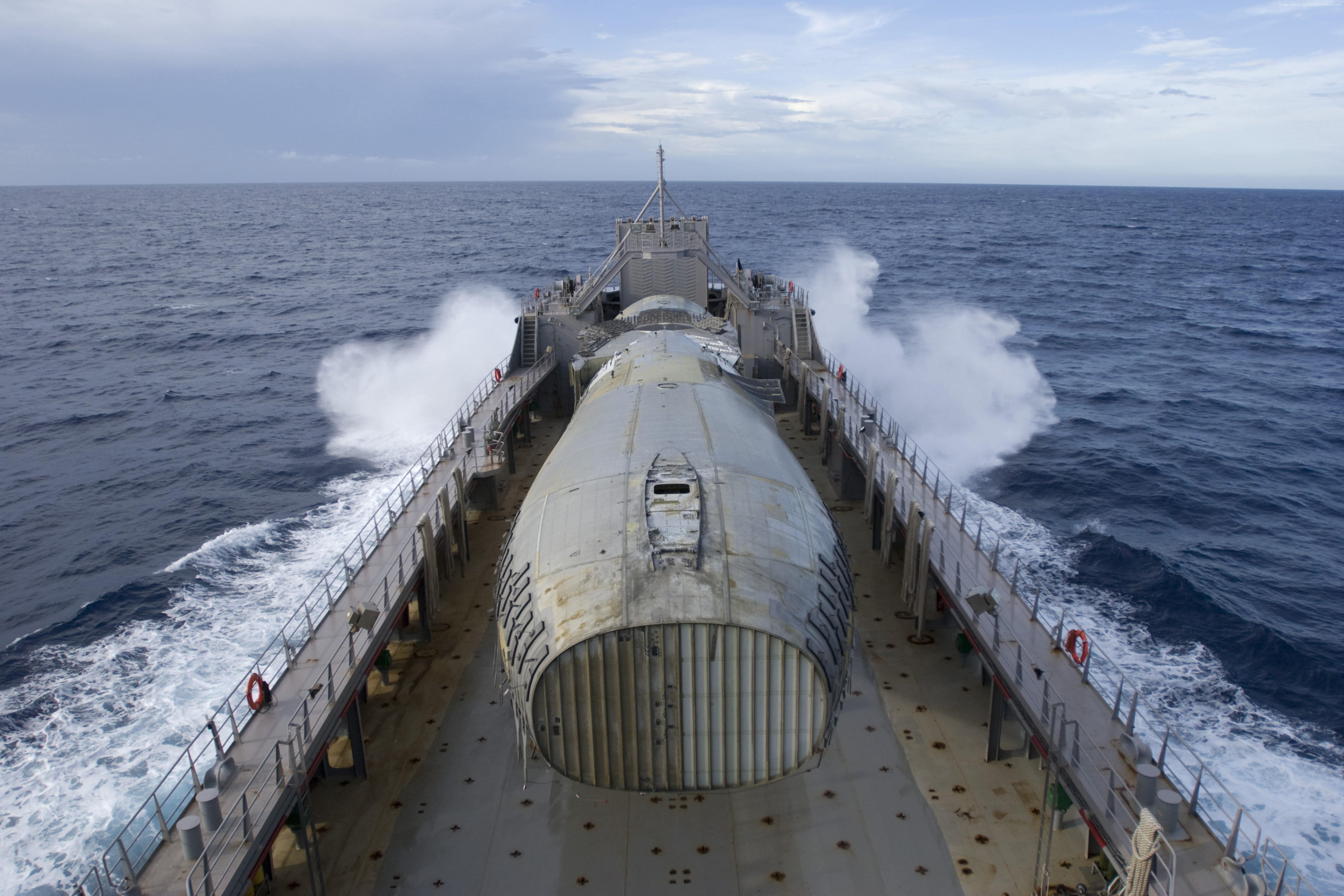 warship, 4K, LSV-7, sea, U.S. Navy, logistics support vessel, USAV ...