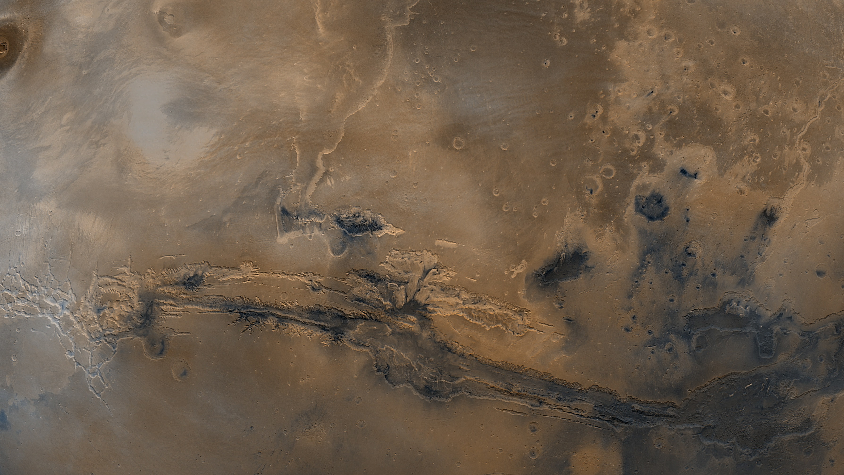 Wallpaper ID: 1648828 / Valles Marineris, 2K, Mars, sea free download