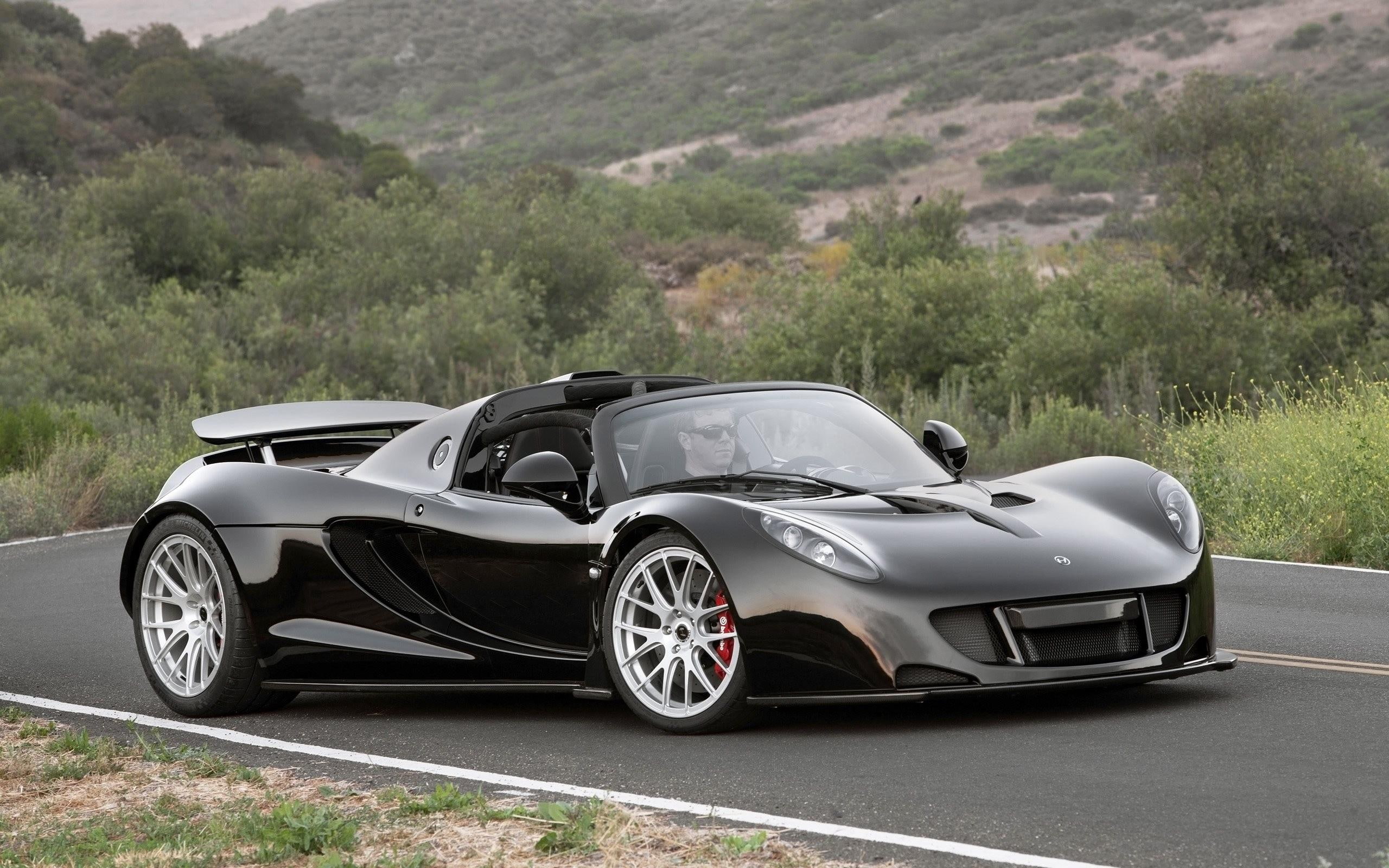 venom gt spyder, spyder, hennessey, black, venom, gt, 2K, motion HD ...