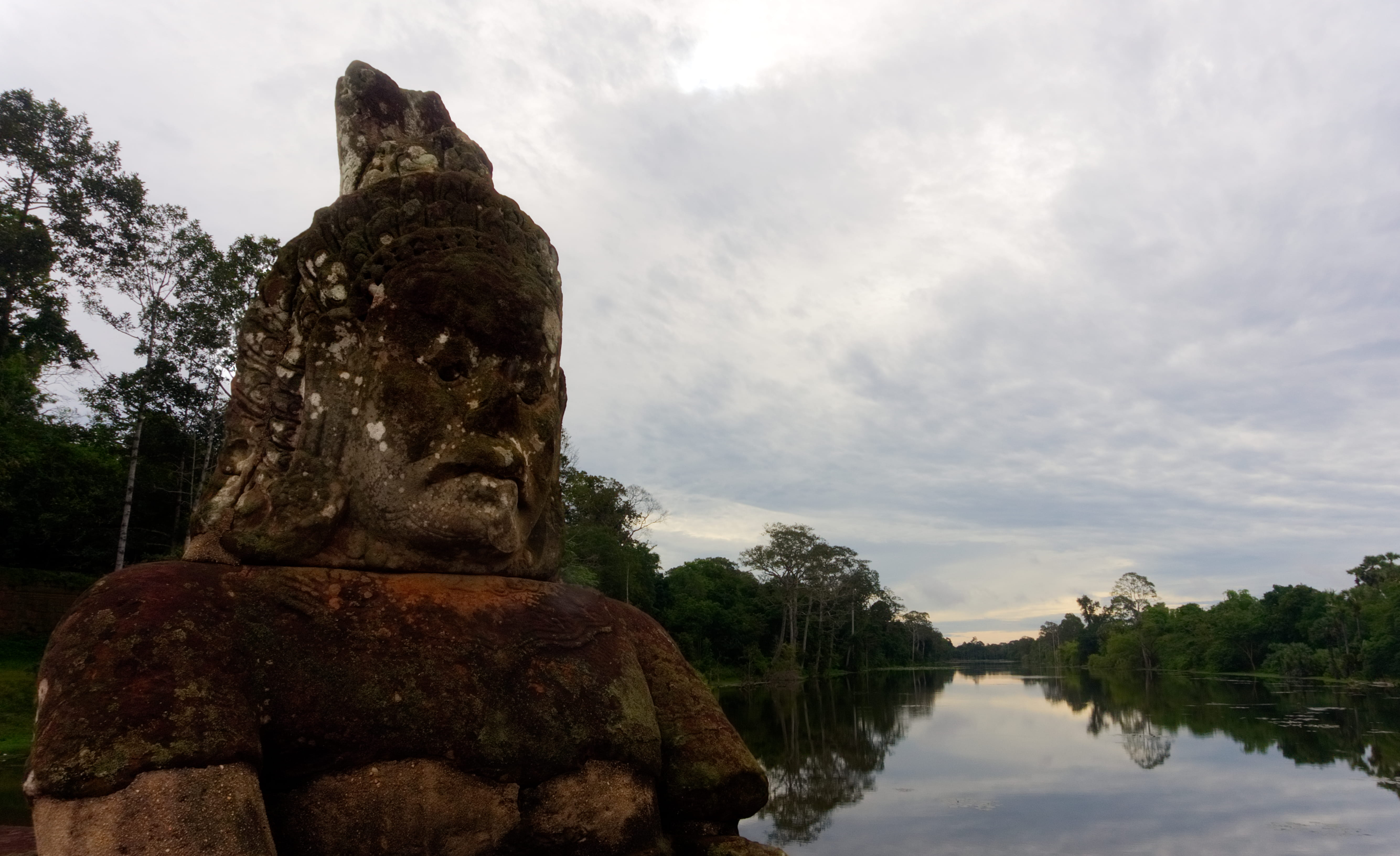 siem reap, old, no people, art and craft, representation, outdoors ...