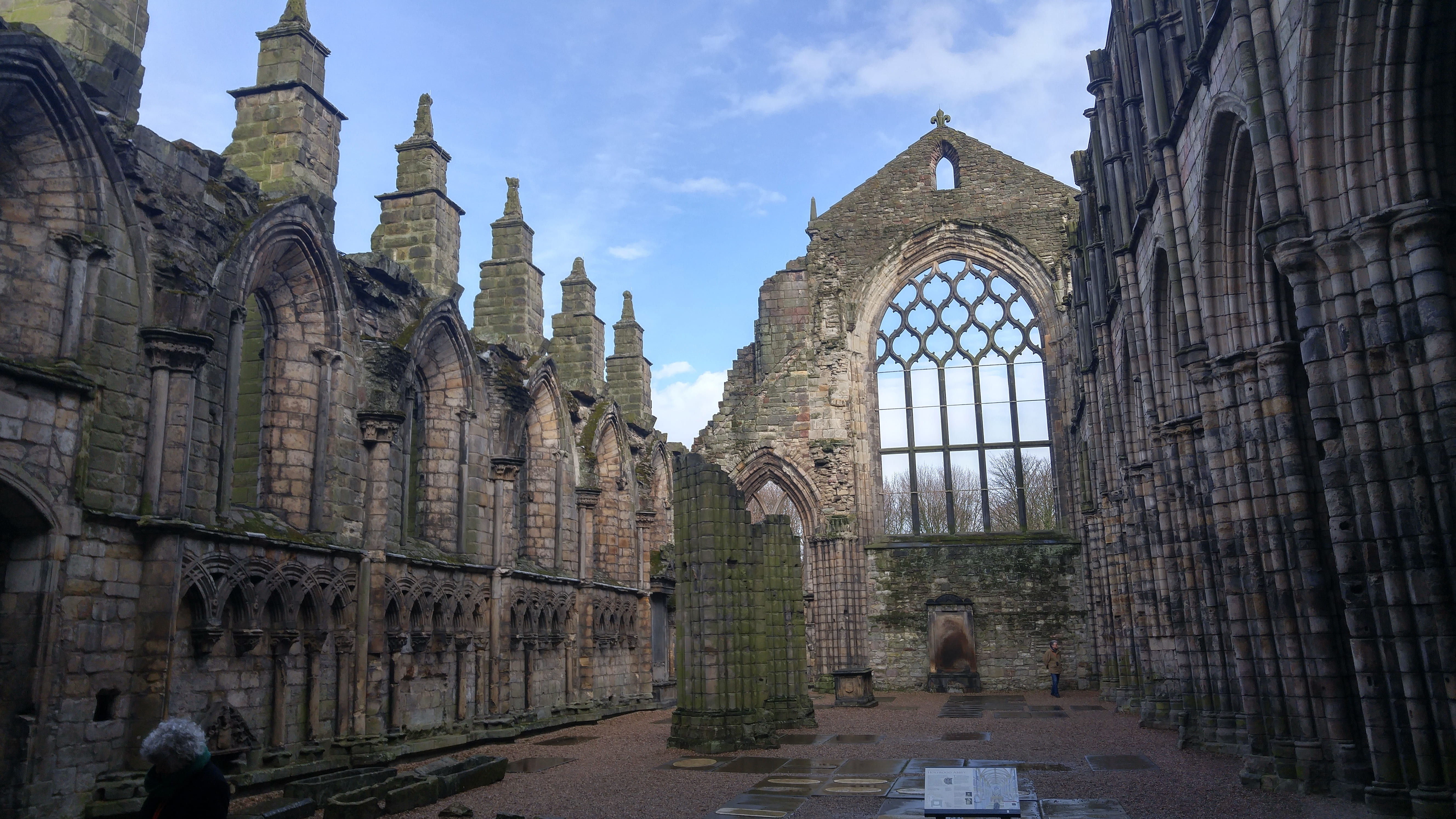 sky, abbey, spirituality, nature, edinburgh, history, church, building ...