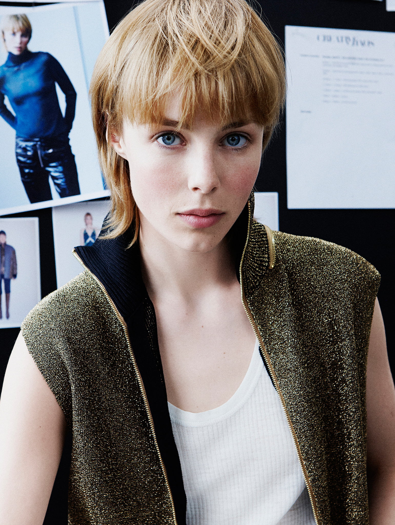 1080P, Edie Campbell, young adult, looking at camera, portrait, model ...