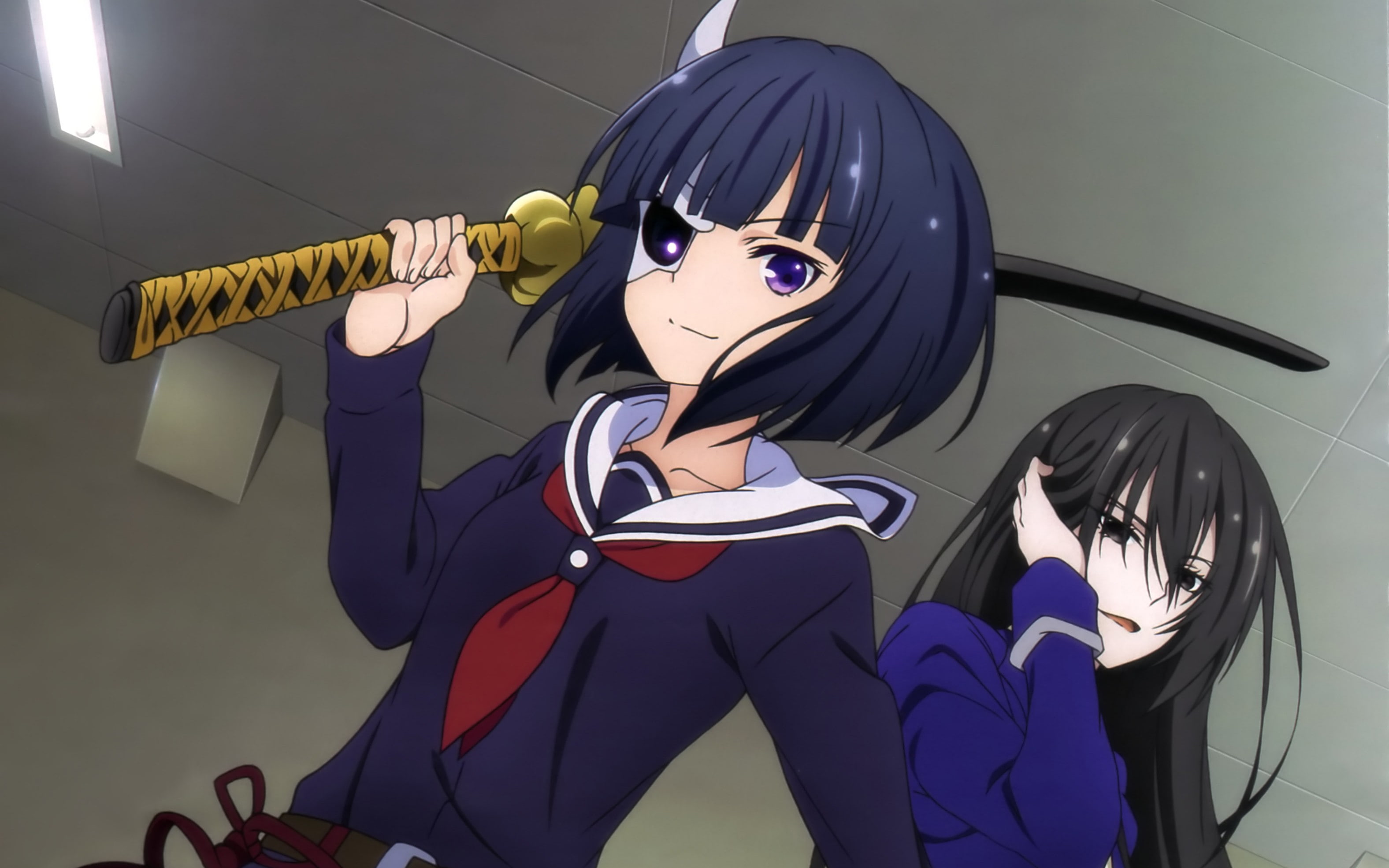 Wallpaper ID: 1075137 / Onigawara Rin, Busou Shoujo Machiavellianism ...