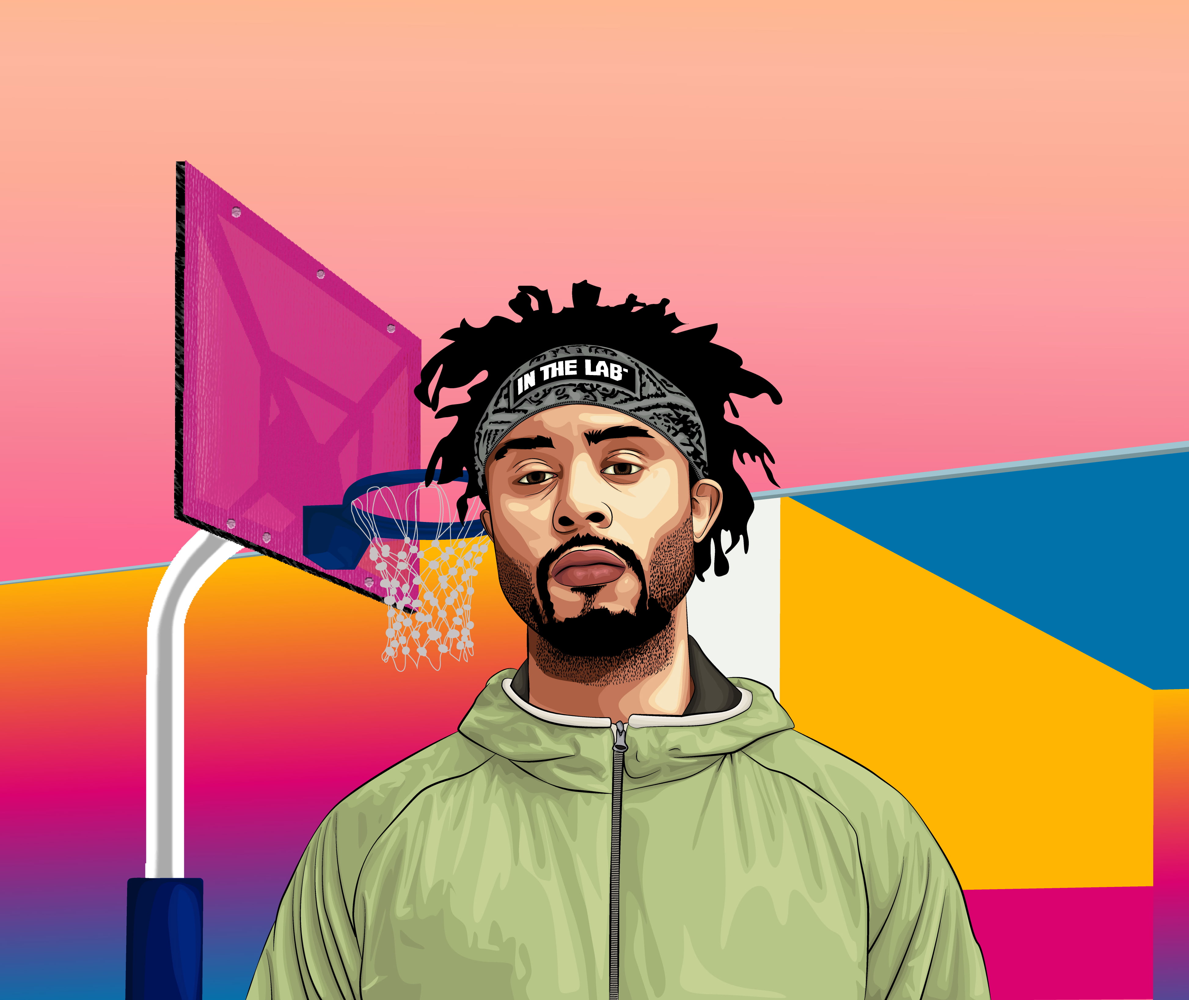 devin williams, 4K, artwork, vector, in the lab, illustration ...