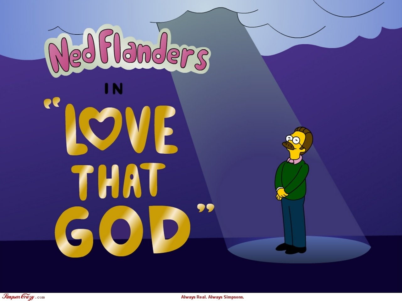 720P, Ned Flanders, The Simpsons HD Wallpaper