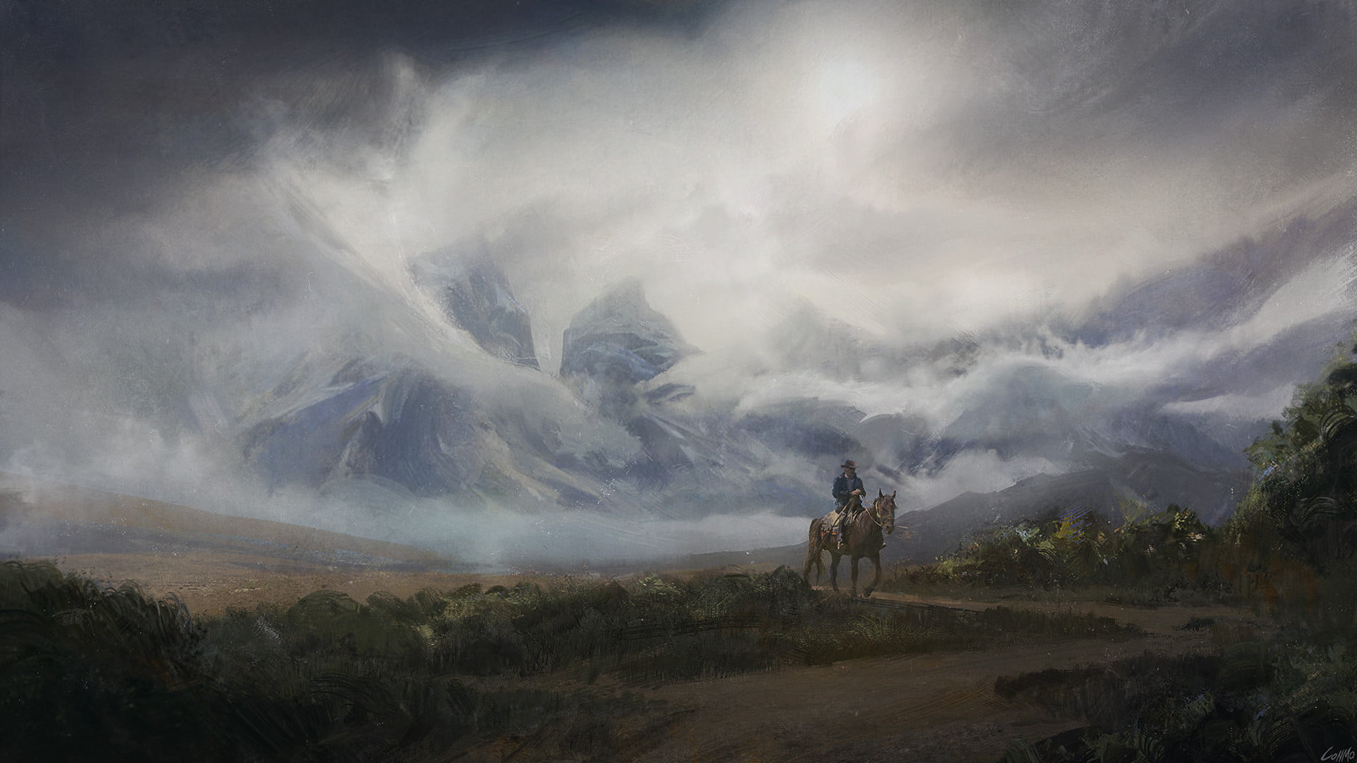 artwork, 1080P, Red Dead Redemption 2, fantasy art HD Wallpaper