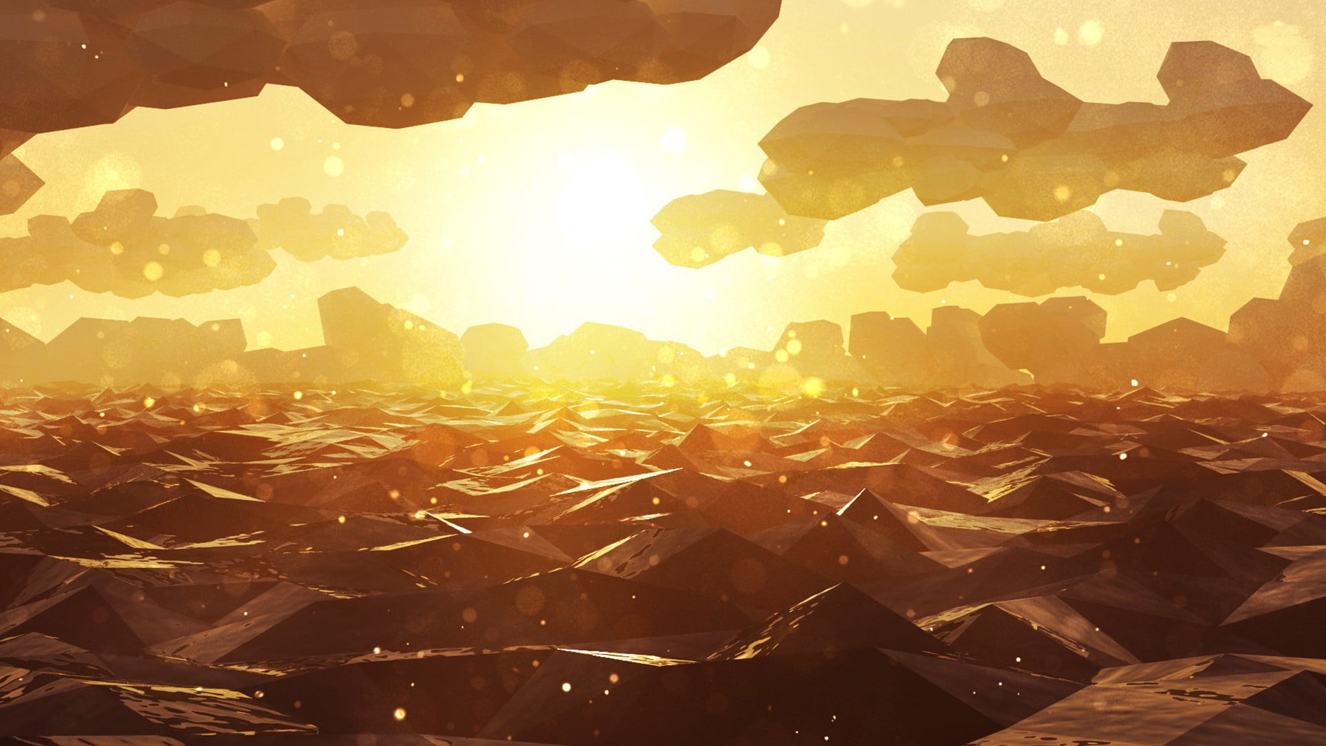 close-up, dessert, sunlight, mountains, orange, fantasy art, sunset ...