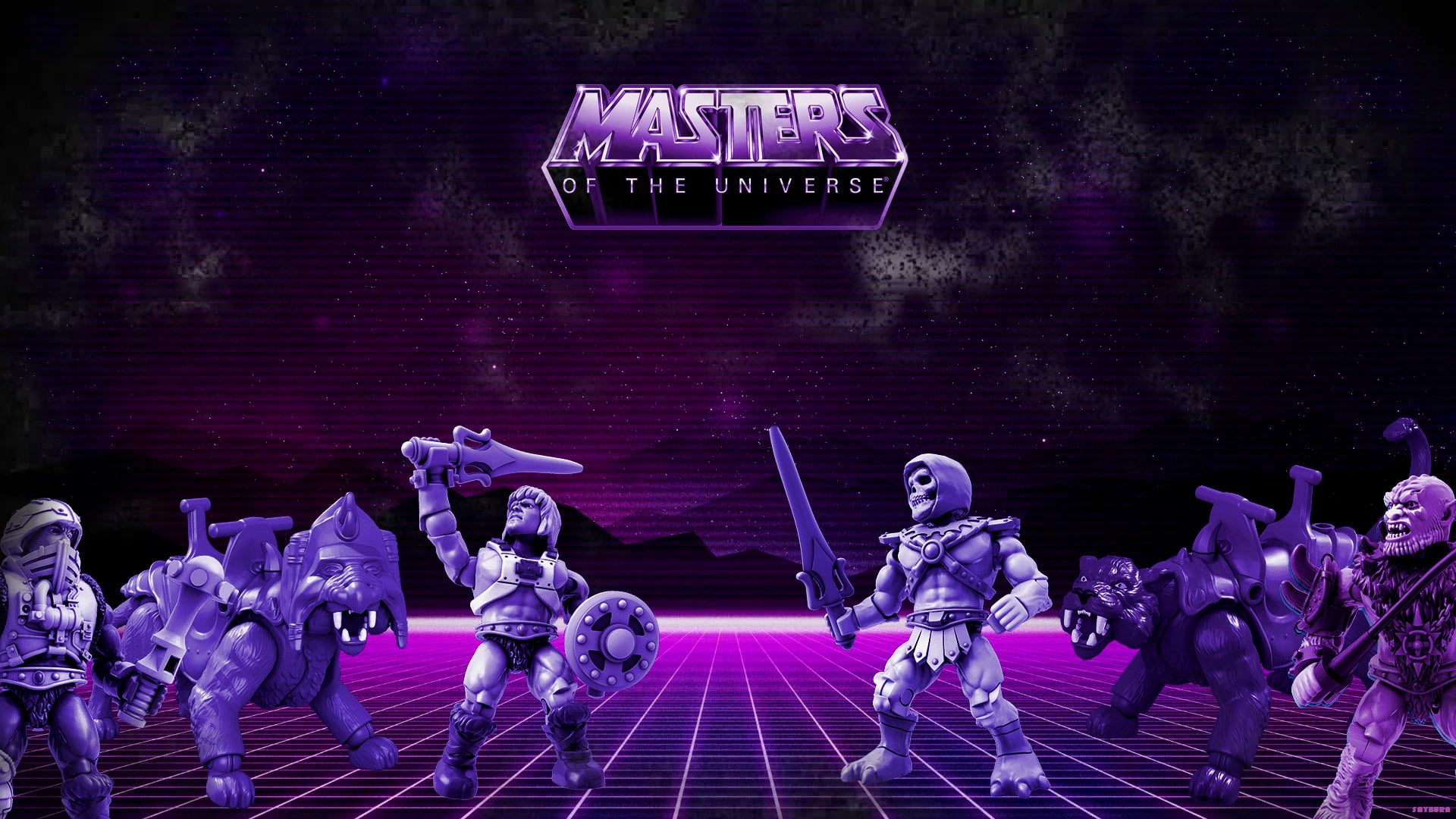 He-Man, 1080P, Masters of the Universe, purple background HD Wallpaper