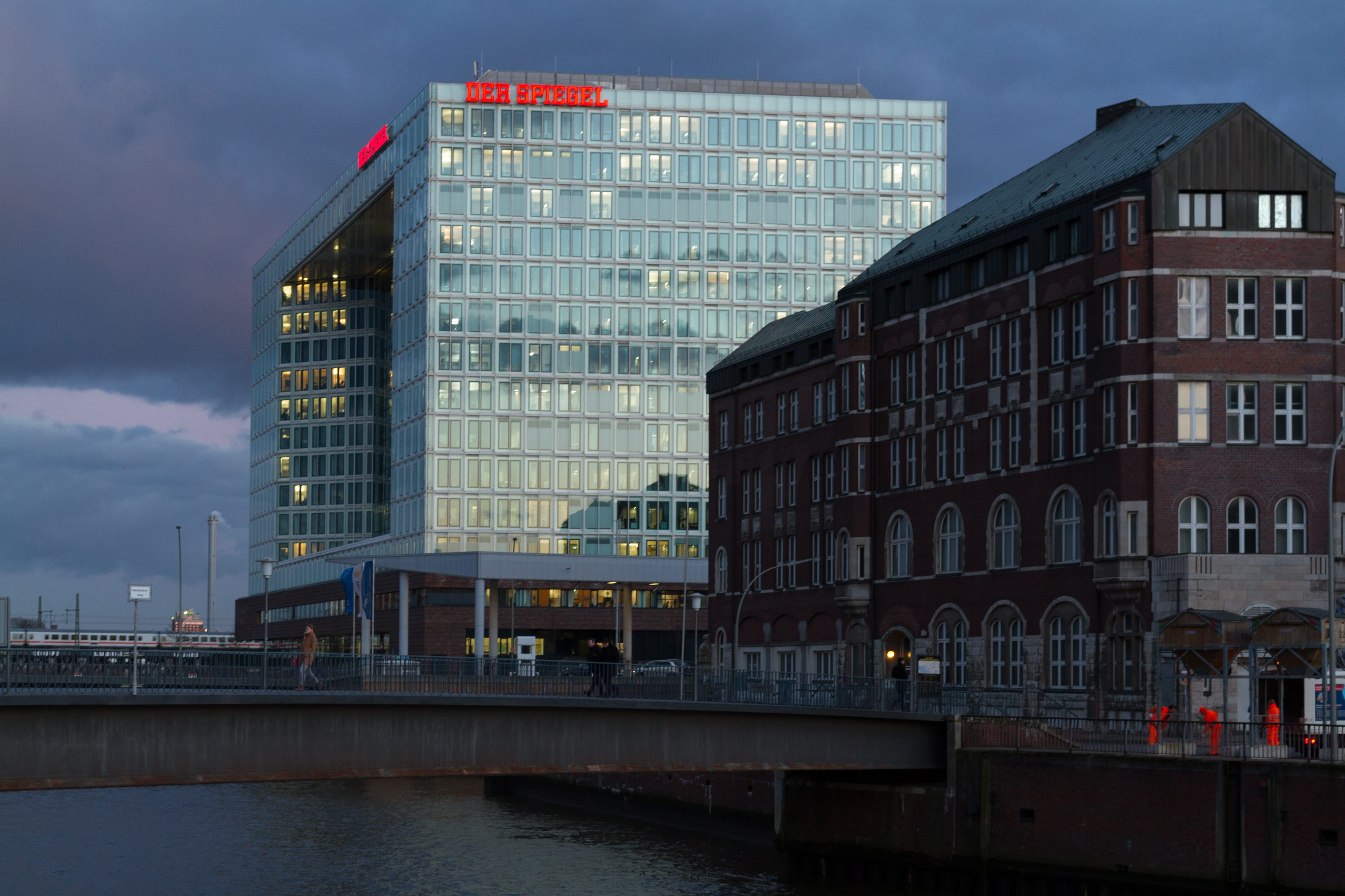 river, architecture, sky, no people, newspaper, outdoors, publisher ...