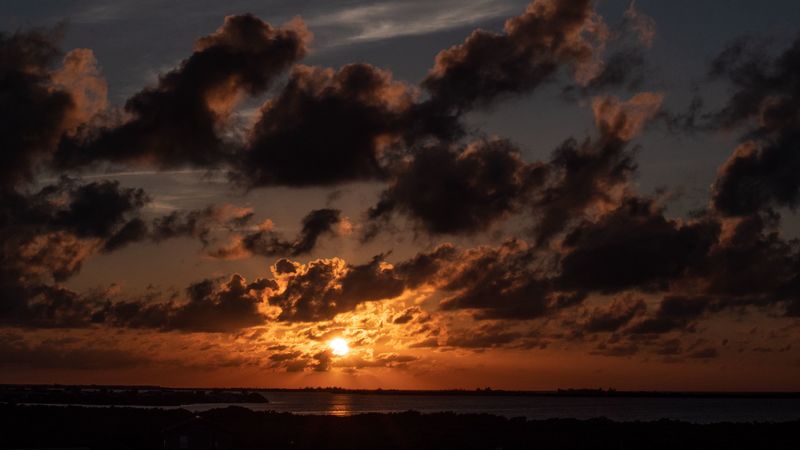 sunset, clouds, horizon, sky, twilight, 4k HD Wallpaper sunset, clouds, horizon, sky, twilight, 4k HD Wallpaper