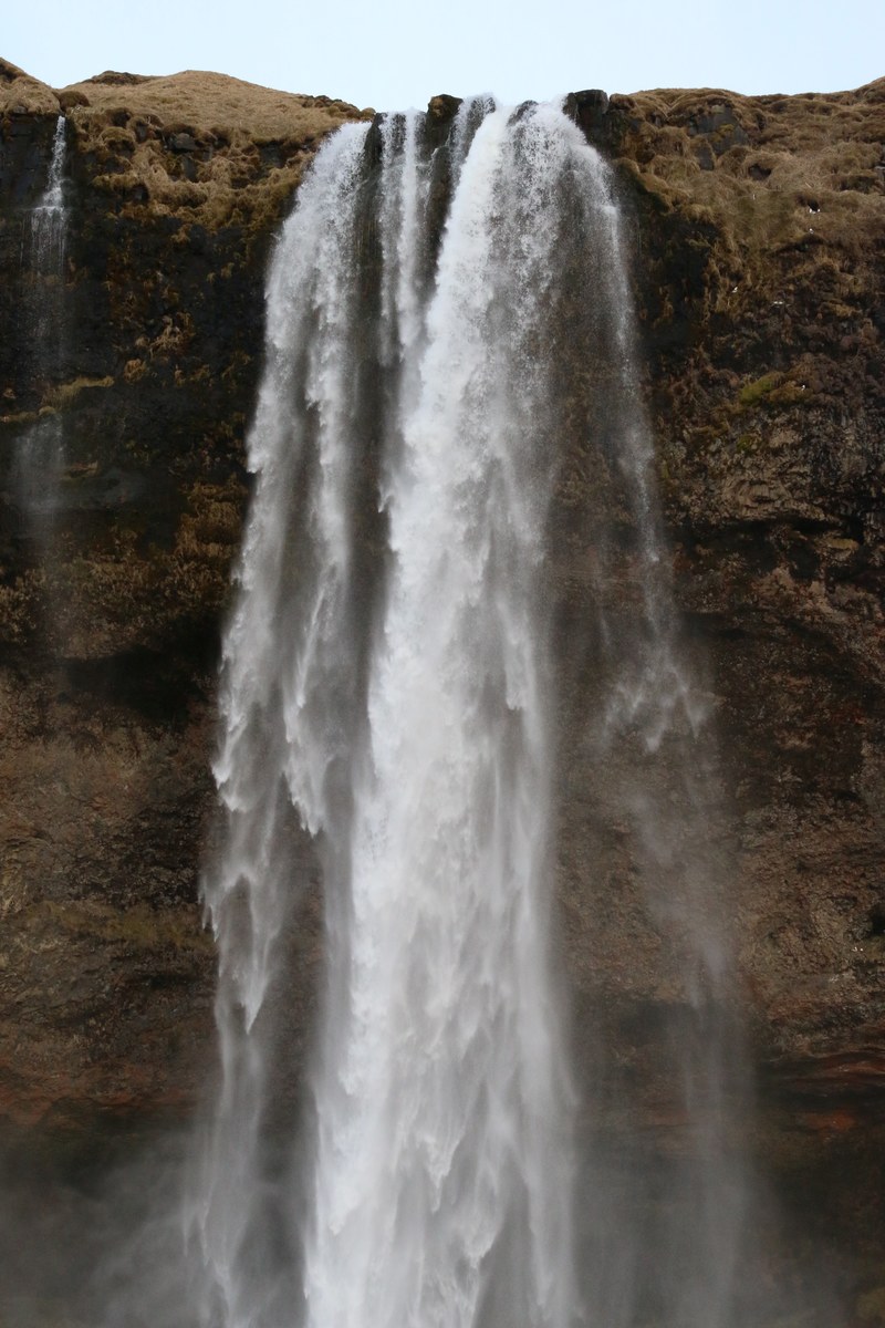 waterfall water iceland and nature hd, 4k Phone HD Wallpaper