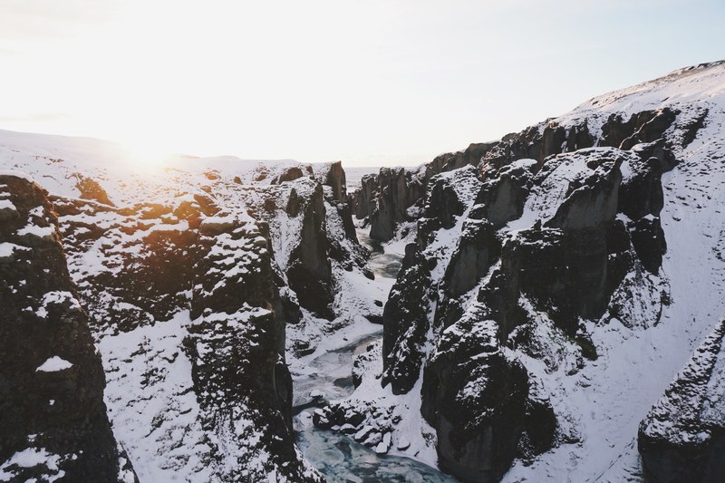 Mountain Rock Cliff And Snow 4K Hd Wallpaper