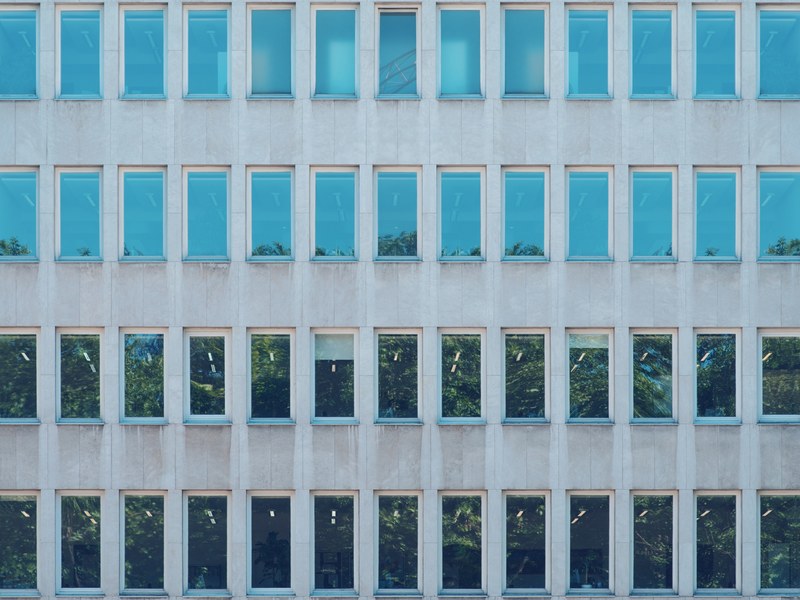 building windows wall and architecture 4k HD Wallpaper