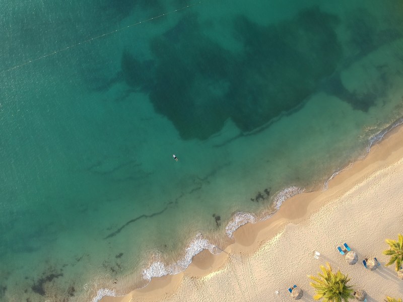 lonely at the beach 4k HD Wallpaper