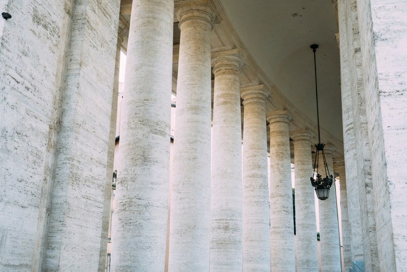 Catholism Catholic Column And Vatican 4K Hd Wallpaper