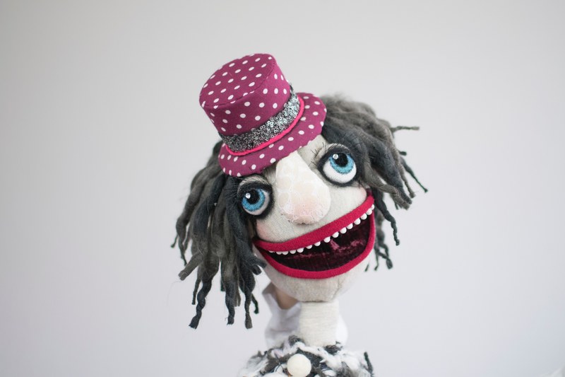 hand puppet clown 4k HD Wallpaper