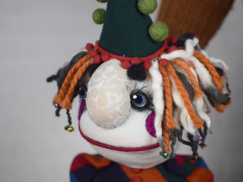 clown puppet close portrait 4k HD Wallpaper