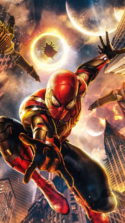 Movie Spider-Man: No Way Home, Superhero, Spider-Man, 2160x3840 Phone ...