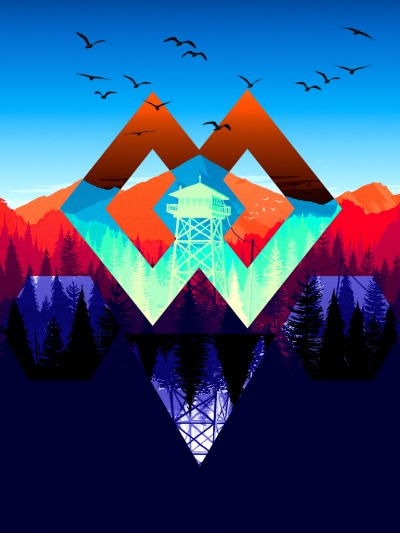 «Firewatch phone wallpaper» HD Wallpapers