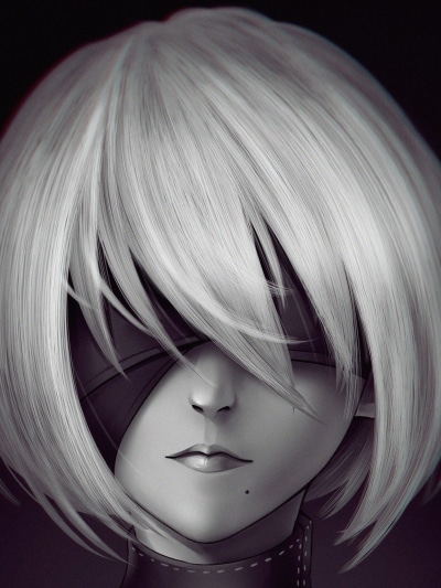 Video Game NieR: Automata, YoRHa No.2 Type B, 1536x2048 Phone HD Wallpaper