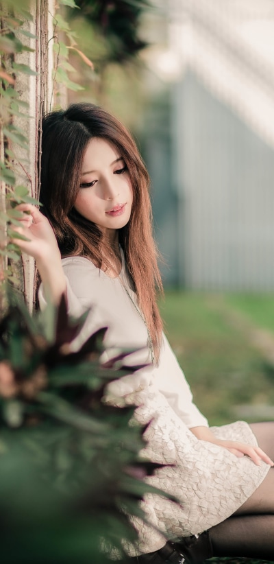 Women Zhang Qi Jun, Julie Chang, Bokeh, Fence, Taiwanese, 1440X2960 ...