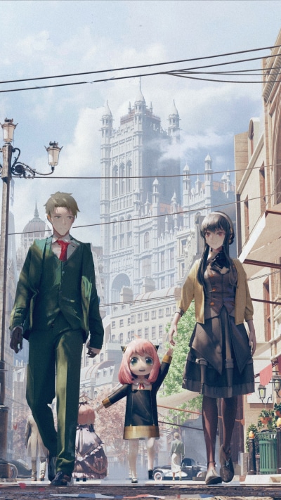 Anime Spy x Family, Loid Forger, Yor Forger, Anya Forger, 1440x2560 ...