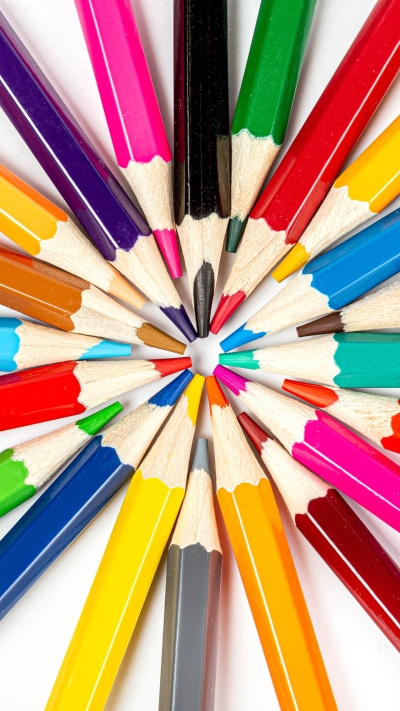 Photography Pencil, Colors, 1440x2560 Phone HD Wallpaper