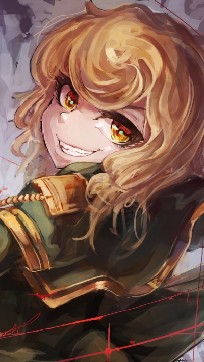 Anime Youjo Senki, Tanya Degurechaff, 1440x2560 Phone HD Wallpaper