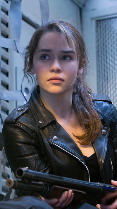 Movie Terminator Genisys, Emilia Clarke, Sarah Connor, 1440x2560 Phone ...