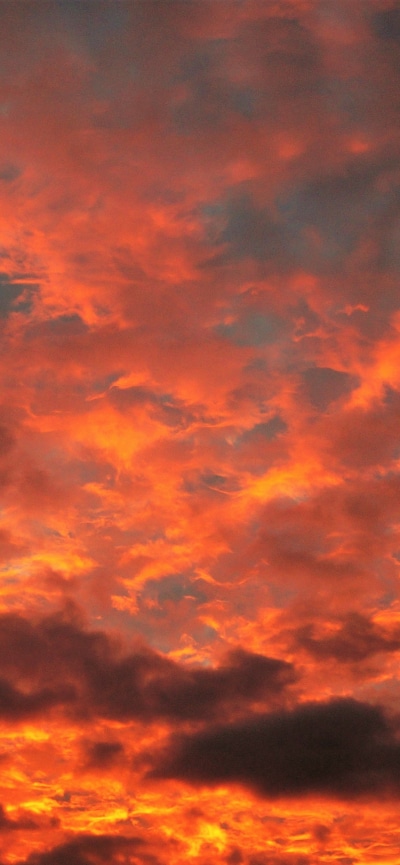 Earth Sky, Sunset, Cloud, Orange (Color), 1170x2532 Phone HD Wallpaper