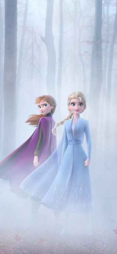 Movie Frozen 2, Elsa (Frozen), Anna (Frozen), 1125X2436 Phone Hd Wallpaper