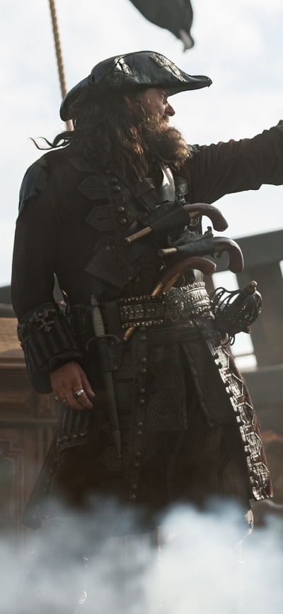 Tv Show Black Sails, Edward Teach, Ray Stevenson, Blackbeard (Black ...