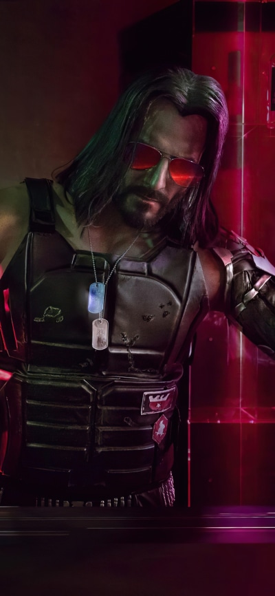 Video Game Cyberpunk 2077, Cyborg, Johnny Silverhand, 1080x2340 Phone ...