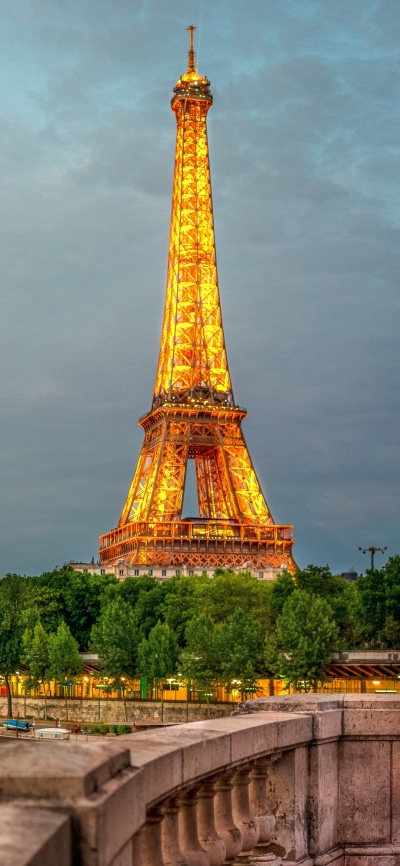 Man Made Eiffel Tower, Seine, Boat, Monument, France, Paris, 1080x2340 ...