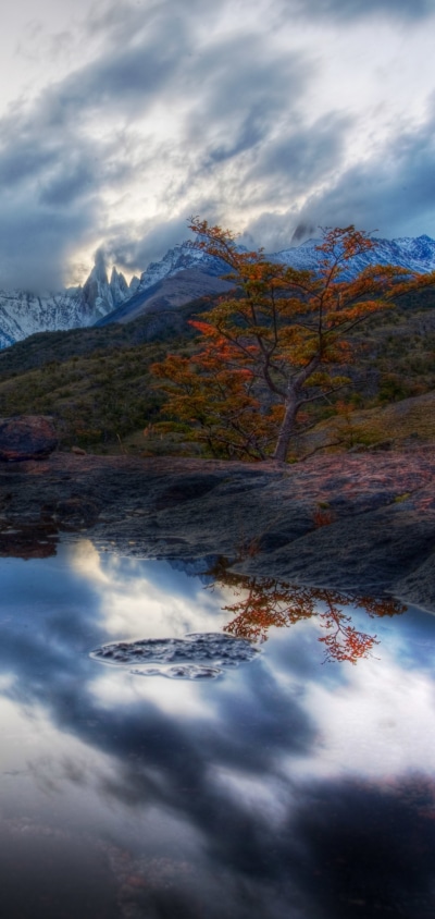 Earth Reflection, 1080x2280 Phone HD Wallpaper