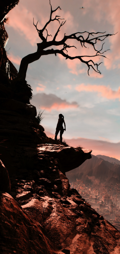Video Game Rise of the Tomb Raider, 1080x2280 Phone HD Wallpaper