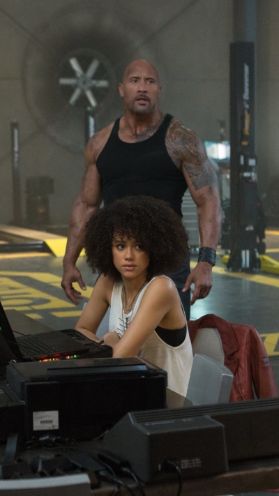 Movie The Fate of The Furious, Luke Hobbs, Ramsey (Fast and Furious ...