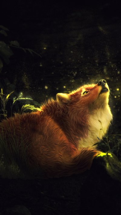 Fantasy Fox, 1080X1920 Phone Hd Wallpaper