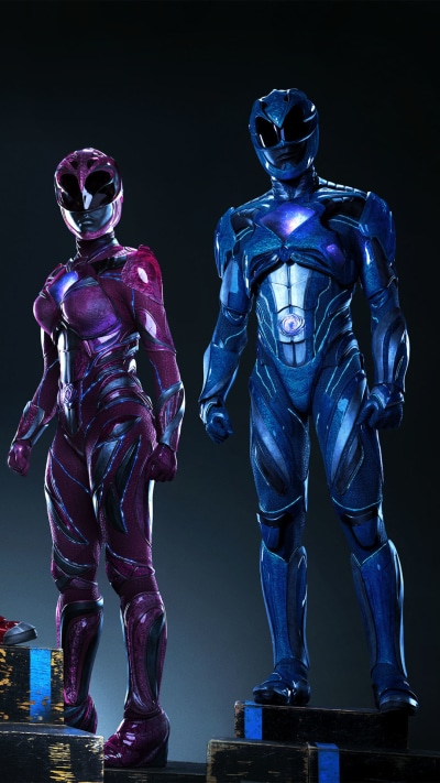 Movie Power Rangers (2017), Power Rangers, Pink Ranger, Black Ranger ...