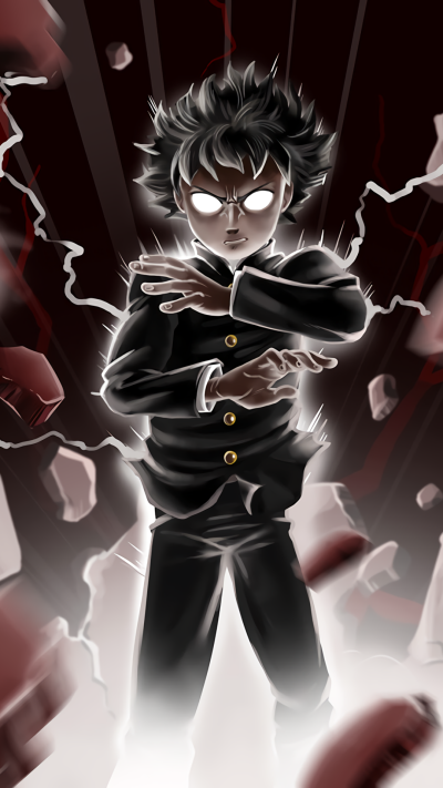 Anime Mob Psycho 100, Shigeo Kageyama, 1080x1920 Phone HD Wallpaper