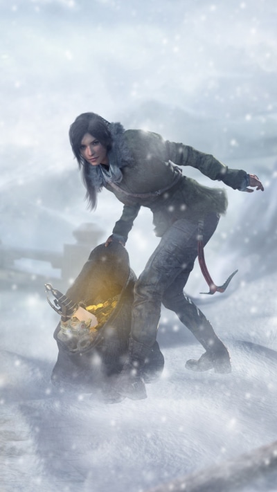 Video Game Rise Of The Tomb Raider, 1080X1920 Phone Hd Wallpaper